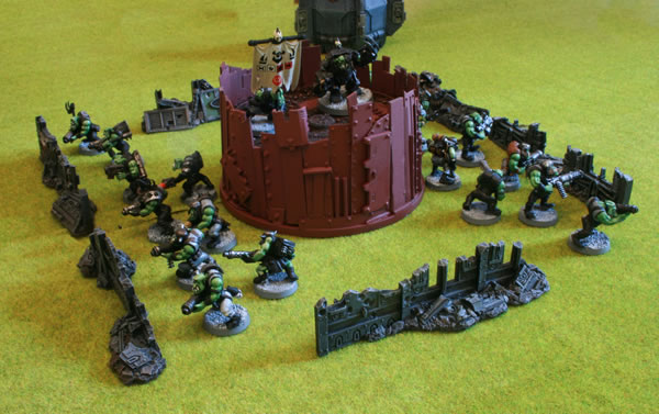 Dropping Pods Warhammer 40K Battle Report - Felix's Gaming Pages
